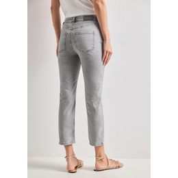 Street One Damen Comfort-fit-Jeans, grau, Gr. 33, unifarben, Jeans, 87% Baumwolle, 10% Polyester, 3% Elasthan, Jeans, 4-Pocket Style