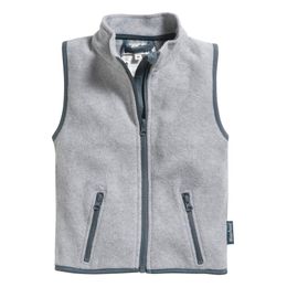 Playshoes Fleece-Weste in Grau/Melange | Gr.: 128
