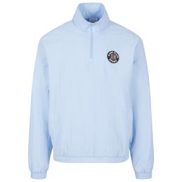 Karl Kani Herren Allwetterjacke "Karl Kani Herren KM241-045-1 Karl Kani OG Track Troyer", blau, Gr. M, unifarben, 100% Polyamid, Jacken