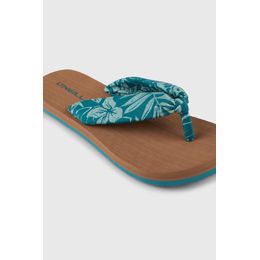O`Neill O'NEILL Damen Zehentrenner "DITSY SUN SANDALS", Gr. 39, blau, Synthetik, Schuhe, sportlicher Stil, leicht profiliertes Laufsohlenprofil
