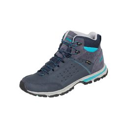 Meindl Damen Wanderschuh "Meindl Durban Lady MID GORE-TEX", Gr. 42, blau, Veloursleder, Schuhe, GORE-TEX &ndash; Winddicht, wasserdicht und atmungsaktiv