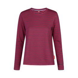 salzhaut Longsleeve VOSS Navy-Beetroot | Gr.: 3XL