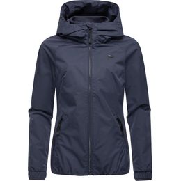 Ragwear Performance Jacket 'Dizzie' female size XL marine blue / White