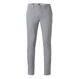 MEYER Herren Chinos "M5 Move 9-6196"grau, Gr. 36, unifarben, 68% Polyester, 28% Viskose, 4% Elasthan, Hosen, in Regular Fit, M5 Serie