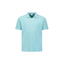 NO EXCESS Poloshirt Herren Gr&ouml;&szlig;e L aqua