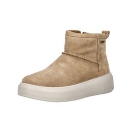 Legero Damen Ankleboots "Legero Stiefelette Veloursleder", Gr. 38, beige, Veloursleder, Schuhe