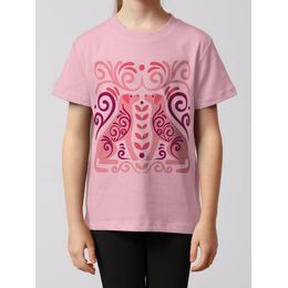 wat? Apparel T-Shirt Hundeliebe in Rosa | Gr.: 98/104