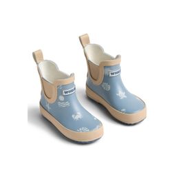 Wheat M&auml;dchen Stiefel "Wheat Gummistiefel Beta", Gr. 30, blau, Gummi, Schuhe