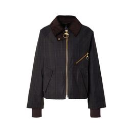 Barbour Jacke 'Arlene' Damen Gr&ouml;&szlig;e M schoko / curry / dunkelgr&uuml;n / rot Sommerjacke
