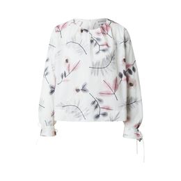 MUNTHE Bluse 'BELLANCA' Damen Gr&ouml;&szlig;e L grau / pastellorange / altrosa / wei&szlig;