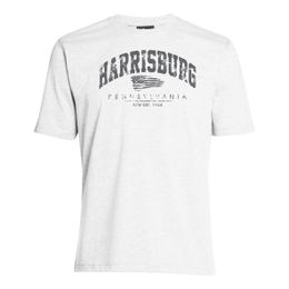 Herren T-Shirt "HARRISBURG", wei&szlig;, Gr. 4XL, Ahorn Sportswear, bedruckt, 100% Baumwolle, Shirts, mit modischem Print