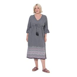 Ulla Popken Kleid in schwarz | Gr.: 50-52
