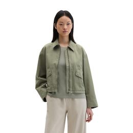Marc O'Polo MARC O'POLO Damen Outdoorjacke "aus Organic Cotton-Twill", gr&uuml;n, Gr. 36, unifarben, Obermaterial: 100% Baumwolle. Futter: 100% Baumwolle, Jacken