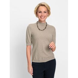 WITT WEIDEN Pullover in sesam-meliert | Gr.: 46