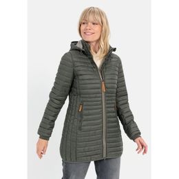 Camel Active Steppjacke aus recyceltem Polyamid in Khaki | Gr.: 52
