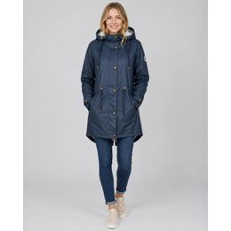 ANKERGLUT Damen Regenmantel "Friesennerz ankergluttraum WMN", blau, Gr. 38, Web, Obermaterial: 100% Polyurethan. Futter: 100% Polyester, M&auml;ntel, auch