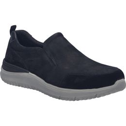 Josef Seibel Herren Slipper "Wales 04, schwarz", Gr. 41, schwarz, Obermaterial: 100% Rindsleder Leather cow., Schuhe