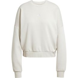 adidas Sportswear Sportsweatshirt 'ESSENTIALS SMALL LOGO FEEL COZY' Damen Gr&ouml;&szlig;e XS/S hellgrau