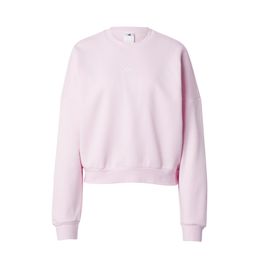 adidas Sportswear Athletic Sweatshirt 'ESSENTIALS SMALL LOGO FEEL COZY' female size XS Rose / Off white