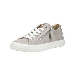 Mustang Shoes Damen Sneaker "Mustang Shoes Sneaker Lederimitat", Gr. 38, grau, Lederimitat, Schuhe