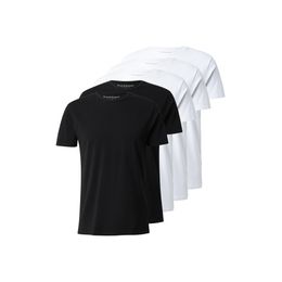 Bruun & Stengade Bruun & Stengade T-Shirt 'Antiqua' Herren Gr&ouml;&szlig;e M schwarz / wei&szlig;