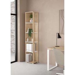 Regal Home Affaire, B:79,6cm H:204,7cm T:34,3cm, wei&szlig;, Holzwerkstoff, Kinderzimmer, Regale, "Sign Ablageregal, Aktenregal, B&uuml;cherregal, Standregal,