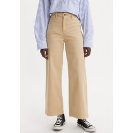 Levi's LEVI'S Damen Chinohose "VINTAGE", beige, Gr. 31, unifarben, Obermaterial: 98% Baumwolle, 2% Elasthan, Hosen, mit weiter Beinform
