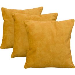 Dekokissen OTTO HOME, B:40cm H:40cm, gelb, Polyester, Kinderzimmer, Dekokissen_Sitzkissen_Kissenh&uuml;llen, "Greve", Dekokissen mit F&uuml;llung, Sofakissen
