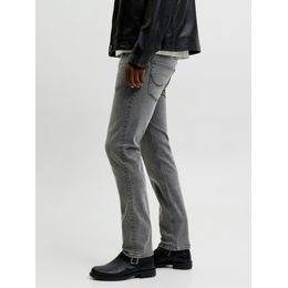 Jack & Jones JACK & JONES Herren Regular-fit-Jeans "JJICLARK JJORIGINAL HA 224 NOOS"schwarz denim, Gr. 30, Abriebeffekte, Denim/Jeans, Obermaterial: 61%