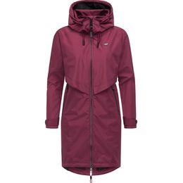 Ragwear Funktionsmantel 'Frodik' Damen Gr&ouml;&szlig;e S burgunder