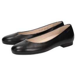 Sioux Damen Ballerina "Villanelle-701", Gr. 37, schwarz, Obermaterial: 100% Lammnappaleder LANA. 100% Gummi rubber., Schuhe