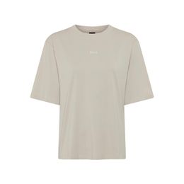 BOSS Orange Damen T-Shirt "Enis Premium Damenmode", beige, Gr. L, unifarben, Single Jersey, Obermaterial: 100% Baumwolle, Shirts, mit weiten &Auml;rmeln