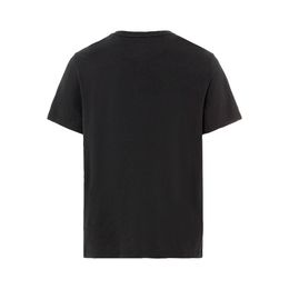 Camel Active Herren T-Shirtasphalt, Gr. XL, unifarben, Jersey, Obermaterial: 100% Baumwolle, Shirts, mit Henley Ausschnitt