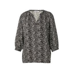 ZABAIONE Bluse 'Co44rnelia' Damen Gr&ouml;&szlig;e XL taupe / schwarz / wei&szlig;