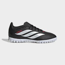 M&auml;dchen Fu&szlig;ballschuh "PREDATOR CLUB KIDS, KUNSTRASEN", adidas Performance, Gr. 38,5core schwarz, ftwr wei&szlig;, lucid rot, Synthetik, Schuhe, f&uuml;r Kinder