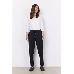 soyaconcept Damen Rundhalsshirt "SC-PYLLE 175"sanftes wei&szlig;, Gr. M, unifarben, Single Jersey, Obermaterial: 58% Baumwolle, 36% Polyester, 6% Elasthan,