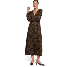Zero Damen Jerseykleid "Damen mit Print.", braun, Gr. 44, Jersey, Obermaterial: 97% Polyester, 3% Elasthan, Kleider, G&uuml;rtel