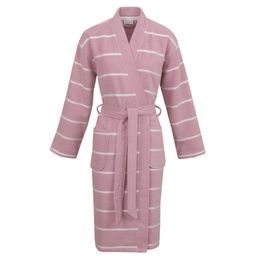 Unisex-Bademantel Carl Ross, L:115cm, rosa, Frottier, Hausm&auml;ntel, "supercombed light", Kimono