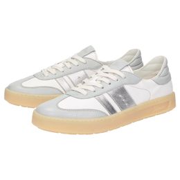 Sioux Damen Sneaker "Tedroso-DA-713", Gr. 42, silber, Obermaterial: 50% Lammnappaleder LANA. 50% Lammleder LEL. 100% Gummi rubber., Schuhe