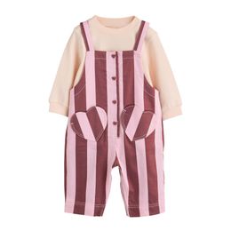 next Set girl size 92 Rose / Powder / Burgundy