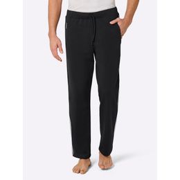 Plantier Herren Jogginghose, Gr. 44schwarz, 60% Baumwolle, 35% Polyester, 5% Elasthan, unifarben, Hosen