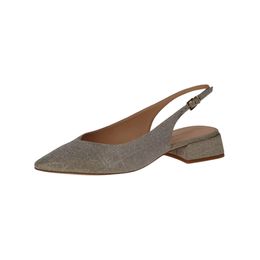 Peter Kaiser Damen Slingpumps "Peter Kaiser Pumps Textil", Gr. 36, beige, Textil, Schuhe