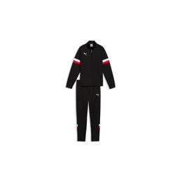 Puma Kinder Trainingsanzug "individualRISE Tracksuit JR" in Schwarz | Gr.: 128