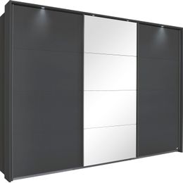 Kleiderschrank OTTO HOME, B:278cm H:214cm T:64cm, grau, Holzwerkstoff, Kinderzimmer, Schr&auml;nke, "Mehrzweckschrank Aktenschrank M&ouml;bel Mietswohnung