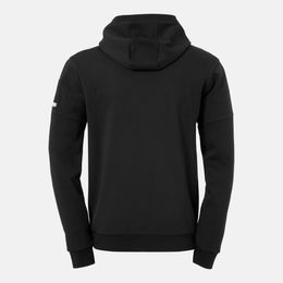 Kempa Herren Trainingsjacke "Kapuzenjacke STATUS", schwarz, Gr. XXL, Obermaterial: 72% Baumwolle CO. 28% Polyester PES., Jacken