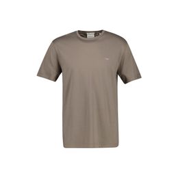 Gant Herren T-Shirt "T-Shirt Reg Shield 1er Pack", grau, Gr. XXXL, Obermaterial: 100% Baumwolle CO., Shirts
