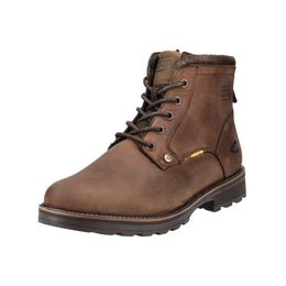 Camel Active Herren Schn&uuml;rstiefelette "Camel Active Stiefelette Leder", Gr. 40, braun, Leder, Schuhe