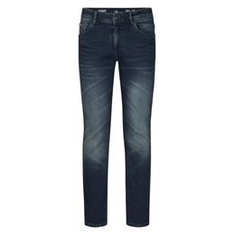 Herren Slim-fit-Jeans, blau, Gr. 33, PETROL INDUSTRIES, Denim/Jeans, Obermaterial: 98% Baumwolle, 2% Elasthan, Jeans, Slim fit