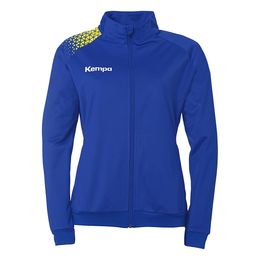 Kempa Damen Trainingsjacke "Trainingsjacke Ambition 28 Poly Women", blau, Gr. XS, Obermaterial: 100% Polyester Pol. recyc.., Jacken