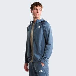 The North Face Herren Funktionsjacke "M REAXION 2.0 HOODED FULL ZIP JACKET", blau, Gr. M, Web, Obermaterial: 100% Polyester, Jacken, mit